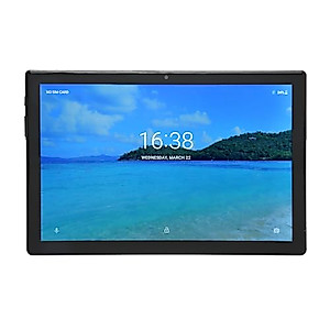 Honio 10.1 Inch Tablet, 4G Network 8 Core CPU Tablet 2 in 1 8MP Front 16MP Rear 100-240V 8GB 256GB (US Plug)