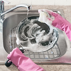 30 Pieces Kitchen Sink Rack Rubber Feet for Kitchen Sink Grid 30 Pieces Rubber Wire Bumpers Sink Protectors for Kitchen Sink Sink Replacement Parts (Gray) (Clear)