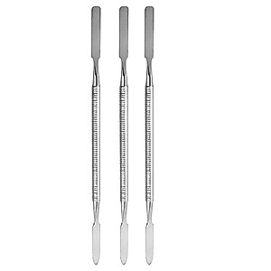 SeeFDENT 6PCS Dental Cement Spatula Dental Scalpel Knife Stainless Steel Restorative Double Ended Wax Mixing Carvers Mechanic Lab Equipment Film Makeup Spatula