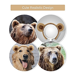 Beviliu Bears ear headband 3 Pack