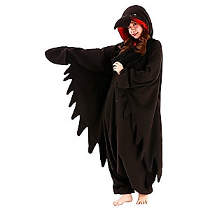 Halloween Raven Kigurumi Onesie Costume