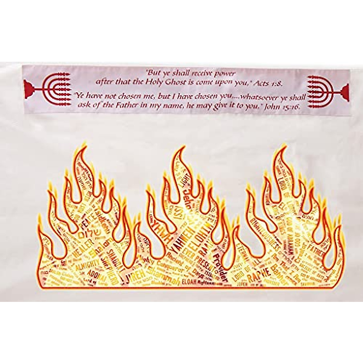 Holy Land Gifts Prayer Shawl-Names of God (72" X 24")-Acrylic