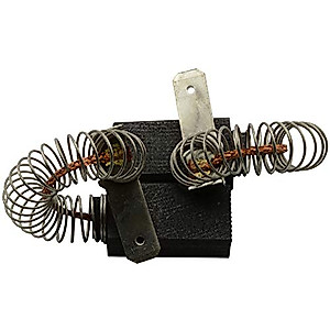 Buildalot Specialty Carbon Brushes 0334_AEG_EH822 for AEG Planer EH822 - With Spring, Cable and Connector