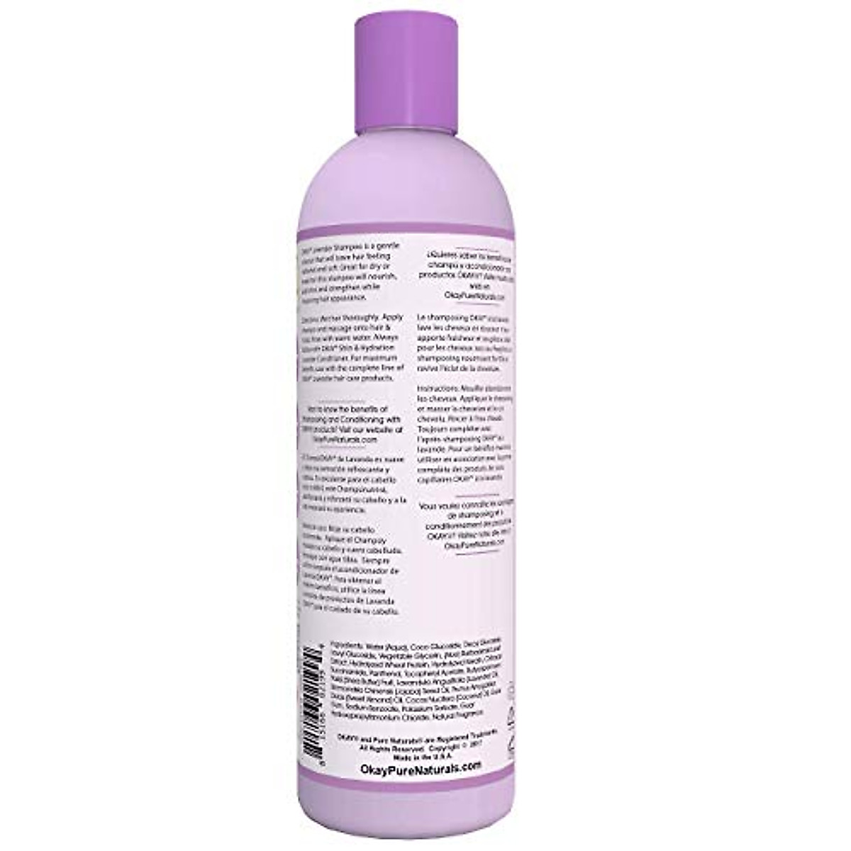 OKAY LAVENDER SHAMPOO 12oz / 355ml