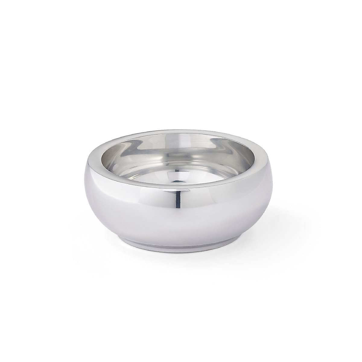 Nambè Butterfly 2-Piece Chip and Dip Set, Silver/Wood, Medium