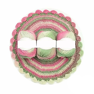 100g Spinning Dyed Rainbow Wool Yarn Thread Color Gradient Crocheted Shawl Hat Scarf Knitting Wool Jewelry Crocheting