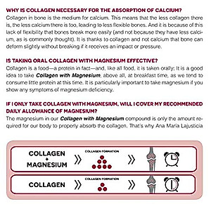 Ana Maria Lajusticia -- 3 Pack High Absorption Collagen Pills with Magnesium. Healthy Skin, Nails, Hair and Ligaments. Natural Supplement, 450 Tablets.