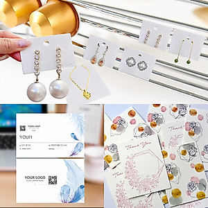 100 Pack White Blank Index Cards 3x5 Unlined Note Cards, Goefun 80lb Heavy Duty Card Stock Thick Paper for Postcards, Photo Paper, Syllable Boards