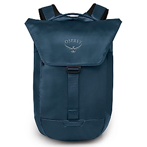 Osprey Transporter Flap Laptop Backpack, Venturi Blue