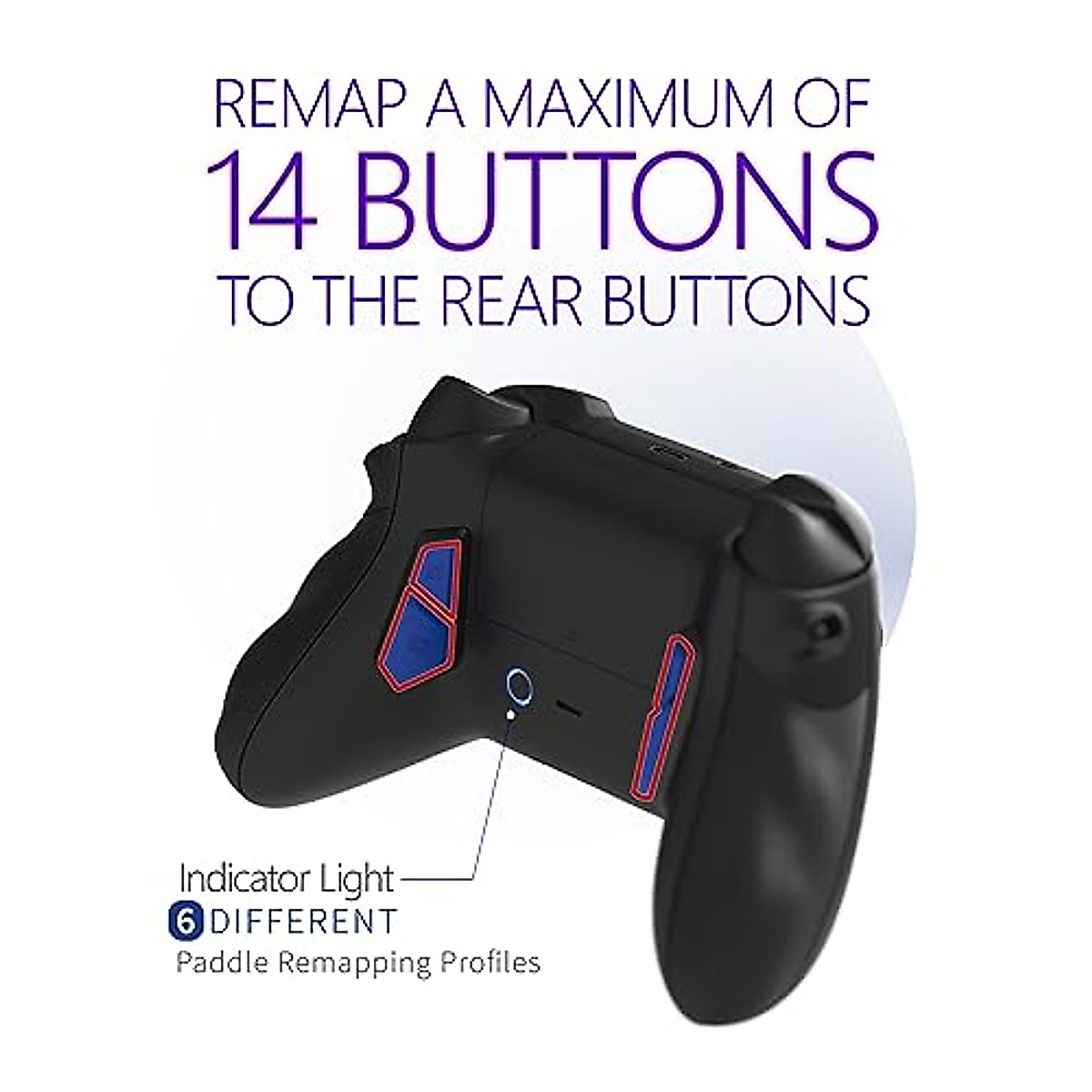 HEXGAMING ULTRA X Wireless Controller for Xbox Series X & S, for Xbox One, for Windows 7/8/10-4 Remappable Back Buttons - Adjustable Triggers - Interchangeable Thumbsticks - 6 Profiles - Green Weeds