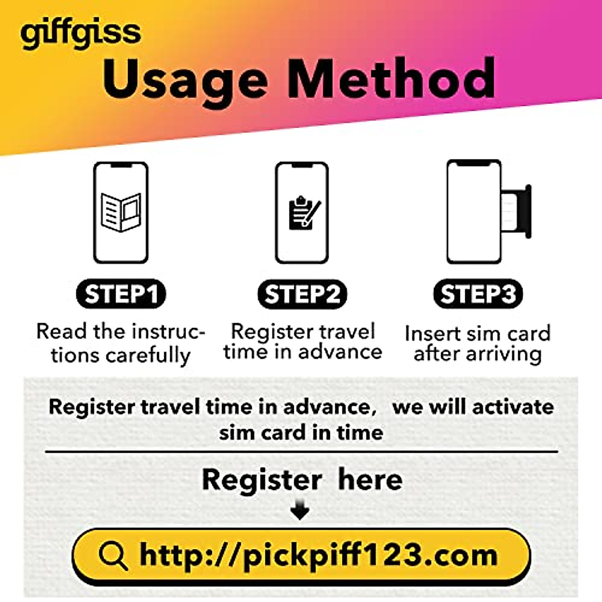 Giffgaff UK Prepaid SIM Card for 7 Days with 30GB Data + Unlimited Mins and Texts, Used in The United Kingdom, England, Scotland, Wales, Northern Ireland, London