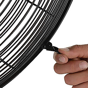 Global Industrial 24" Diameter Outdoor Rated Oscillating Pedestal Fan, 3/10HP, 7700CFM