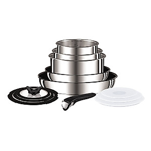 Tefal Ingenio Pan Set, Stainless Steel, 13-Piece