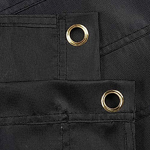 All Black American Flag 3x5 ft Outdoor - Embroidered Stars, Sewn Stripes, Brass Grommets Blackout Tactical US Black Flag, Heavy Duty 300D Nylon USA Flag