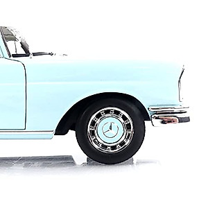 Norev 1965 220 S Light Blue with White Top 1/18 Diecast Model Car 183920