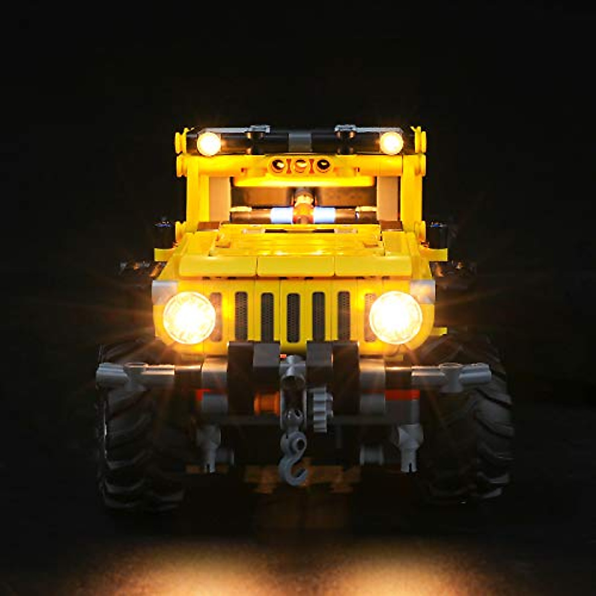 LIGHTAILING Light Set for (Technic Wrangler 4x4) Building Blocks Model - Led Light kit Compatible with Lego 42122(NOT Included The Model)