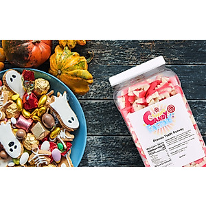 Sarah's Candy Factory Dracula Teeth Gummy Candy in Jar, 5 Lbs