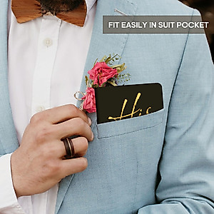 Taja Vow Books His and Hers, Wedding Vow Books with Gold Foil Lettering, Perfect Wedding Ceremony Essential for Wedding Stuff, Beautiful Wedding Present for Keepsake - White and Black