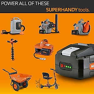 SuperHandy Lithium-Ion Rechargeable Battery 48V DC 2Ah 88.8 Watt Hours (for The Mobility Scooter, ULV Foggers, Earth/Ice Auger and More) (BL481-SH)