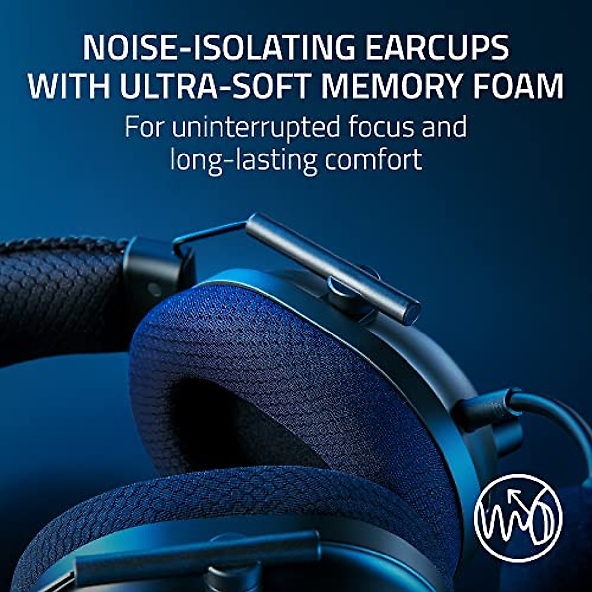 NEW Razer BlackShark V2 Pro Wireless Gaming Headset 2023 Edition: 50MM Titanium Drivers - HyperClear Super Wideband Mic - Noise-isolating Earcups - Ultra-Soft Memory Foam- 70 Hour Battery Life - Black