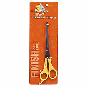 CONAIRPROPET 7" Dog Scissors for Grooming with Rounded Tip For Added Protection, Ideal for all Size Breeds