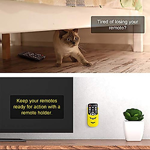 Replacement Remote Control for LG DP132 DP132NU DVD Player Remote Control for All LG DVD Player with Remote Control Holder, Universal Remote for LG COV31736202 DVD Remote with Remote Holder (Yellow)