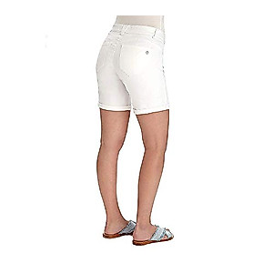 Democracy Women's Ab Solution 7 Short, Optic White, 10