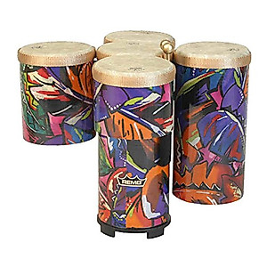 Remo ET5005-17 5-Piece Drum Set Rainbow Cluster Drum Set