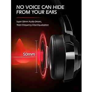 ZIUMIER Gaming Headset for PC, PS4, PS5, Xbox One, Xbox Series S/X, Switch, Noise Canceling Microphone, Stereo Surround Sound, 3.5mm Wired Gaming Headphones