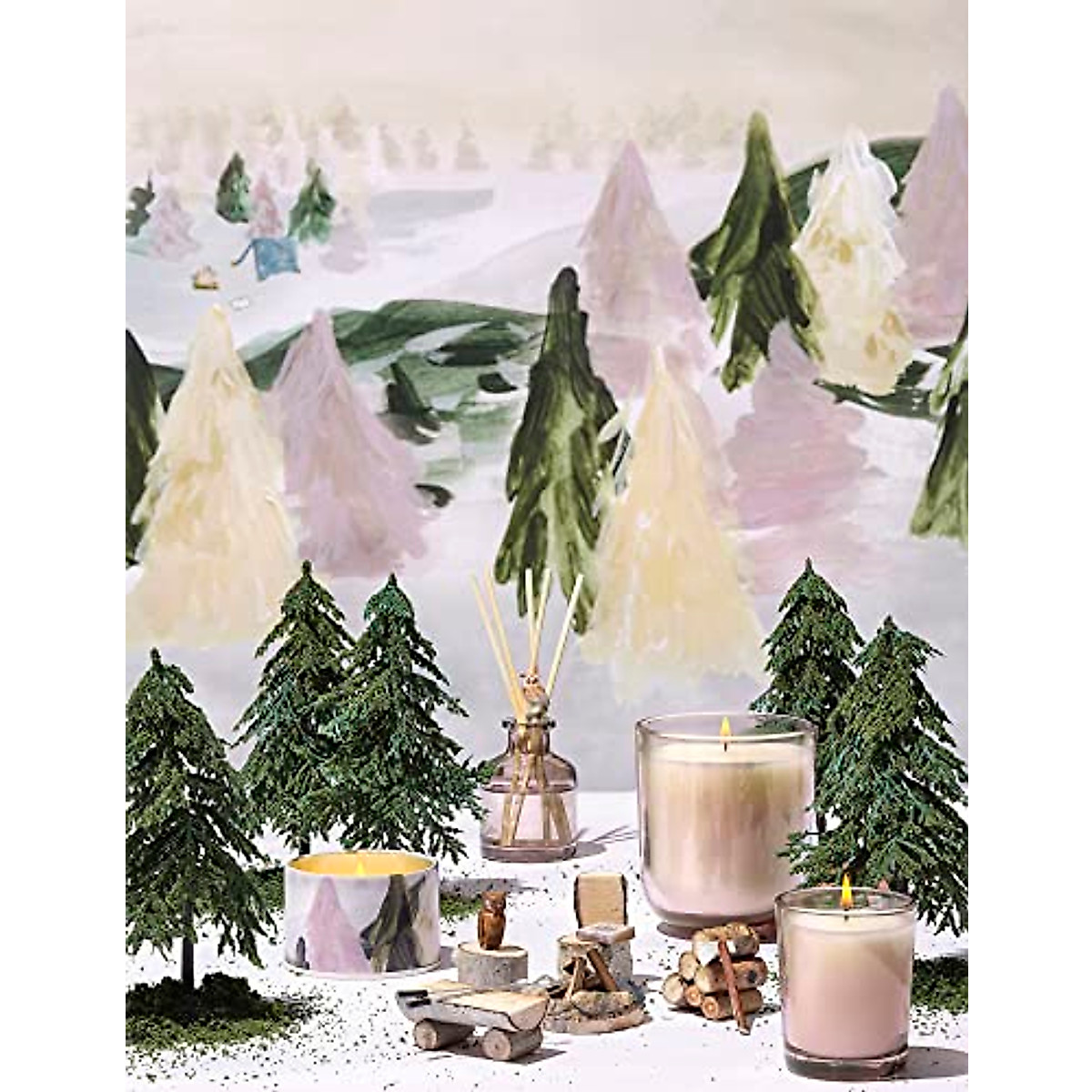 ILLUME Far & Away Boxed Votive Candle, Book by The Fire