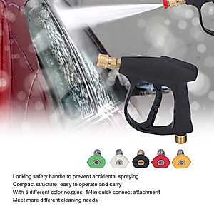 Car Cleaning Nozzles Wide Spray for Car Wash High Pressure 5Pcs Handgun for Pistol Spritzer Spraying Machine Car Washing for Spray Machine Soldering Equipment
