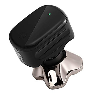 Skull Shaver Pitbull Silver PRO Electric Head & Face Shaver for Men, Wet/Dry 4 Razor Hair Trimmer - 4D Rechargeable Rotary Shaver with Lithium-Ion Battery & Cordless USB - Water Resistant Grooming Kit