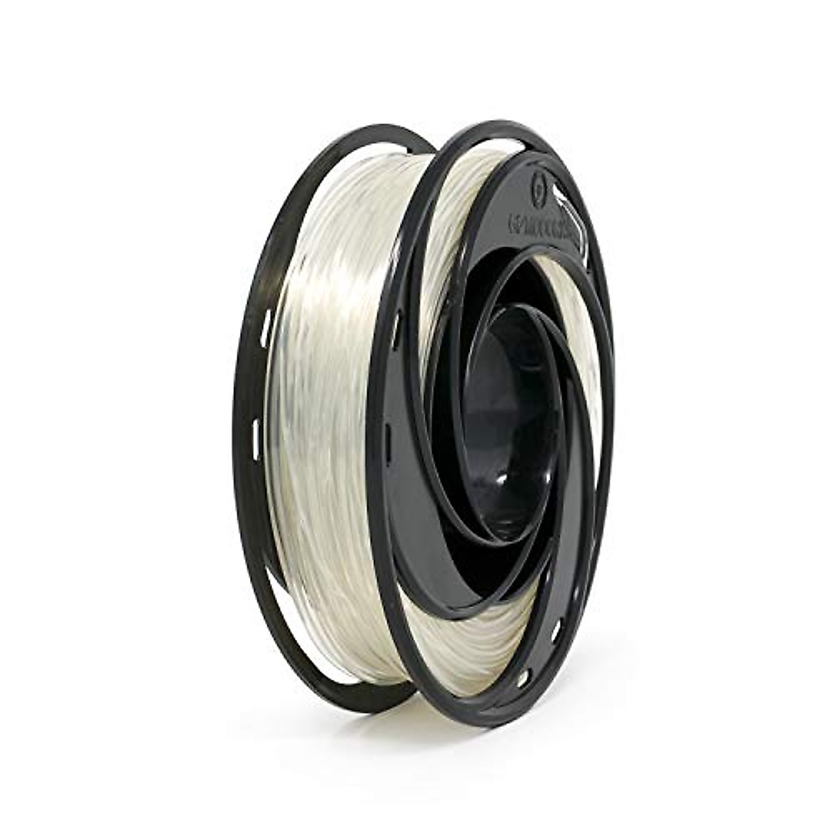 Gizmo Dorks Nylon Filament for 3D Printers 3mm (2.85mm) 200g, Natural Clear