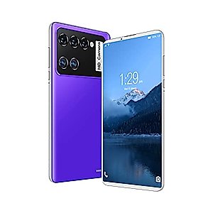 Android 5.1 Tablet, 7 inch HD Display 8-core 1+16GB ROM TF Expansion Voice Call Game Tablet Best for Adults Working Childrens Boys Girls School Learning Birthday Gift, Purple, 23.2*18*5.5cm