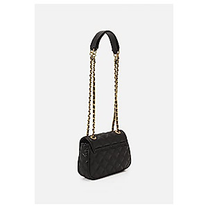 GUESS Giully Mini Convertible Crossbody Flap, Black