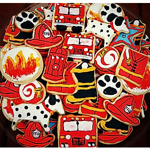 Fire Department Station Cookie Cutter 10 Piece Set from The Cookie Cutter Shop – Tin Plated Steel Cookie Cutters