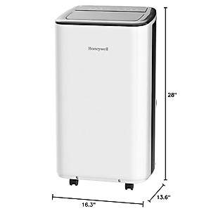 Honeywell Smart WiFi Portable Air Conditioner & Dehumidifier with Alexa Voice Control, Cools Rooms Up to 450 Sq. Ft, Includes Drain Pan & Insulation Tape, HF0CESVWK6