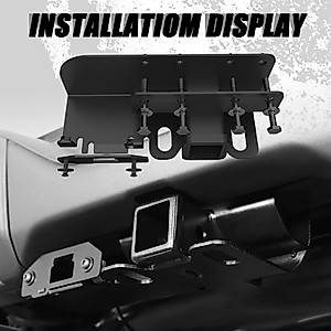 Mabett 2" Tow Trailer Hitch Receiver for Ford Bronco Accessories 2021 2022 2023 2024 2/4-Door Rear Bumper 2 * 2 Inch Receiver Trailer Towing Cargo Carrier Racks