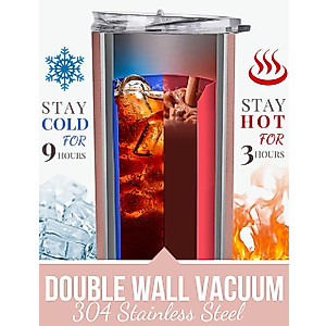 Onebttl Cousin Gifts - 20oz Insulated Stainless Steel Tumbler with Lid- Best Cousin Ever- Gifts for Cousin - for Birthday, Christmas