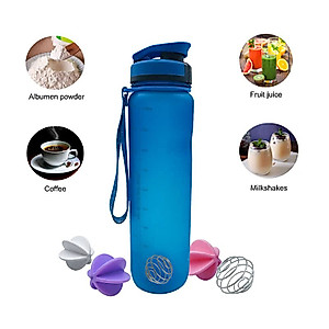 QINGWEICH 5PCS Mixing Ball,Blender Ball,Plastic Blending Bottle Balls for Sports Drink Protein Shaker Cup Bottle Mixers,Stainless Steel Shaker Ball Wire Whisk Shaker Mixer Bottle Cup