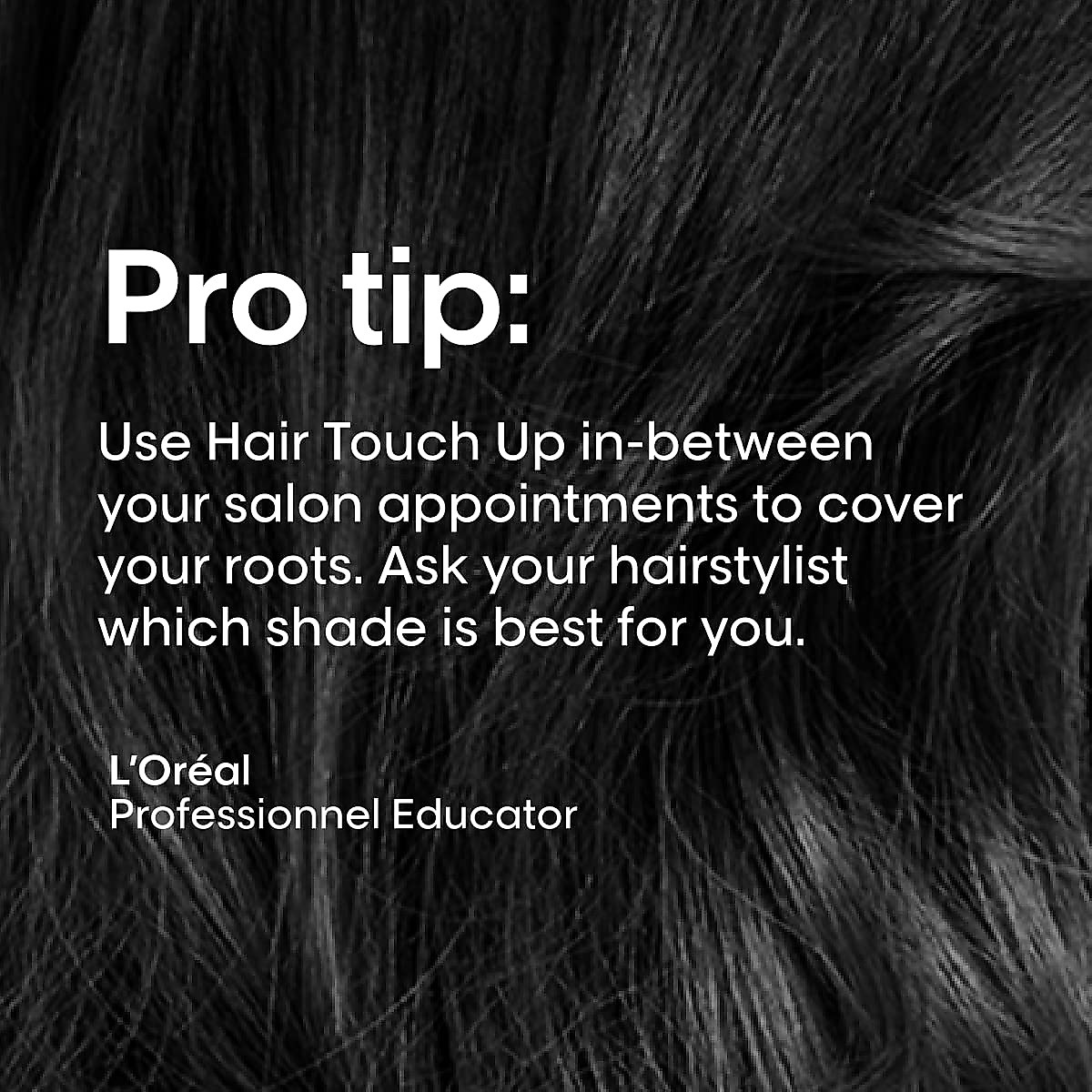 L'Oreal Professionnel Hair Root Touch Up | Root Concealer Spray | Blends and Covers Grey Hair | Temporary Hair Color for Brown Hair | 2 Oz.