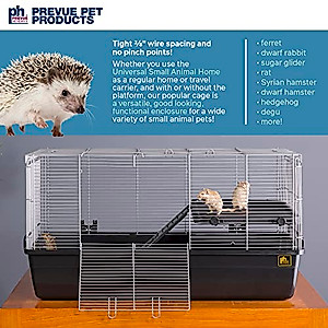 Prevue Pet Products 528 Universal Small Animal Home, Dark Gray
