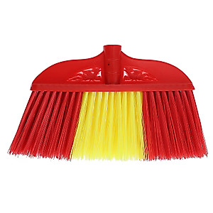Lurrose Broom Head escobas para barrer piso Sweeping Brush Heads Brooms pooter Broom Brush Head Cleaning Broom Replacement Whisk Broom Plastic Broom Sweeper Head Steel Wire Floor