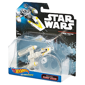 Hot Wheels Star Wars Rogue One Starship Vehicle, Y-Wing Gold Leader