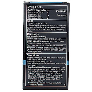 Dove Men + Care Face Lotion Hydrate with Broad Spectrum SPF 15, 1.69 Fl Oz