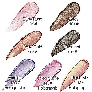 Corleone Glitter Eyeshadow, Shiny Liquid Eyeshadow Eyeliner, Long Lasting Quick-Drying Opaque Gel-Based Formula Creates High-Impact Multi-Dimensional Eye Shadow Set, Gift for Girls and Women (A9)
