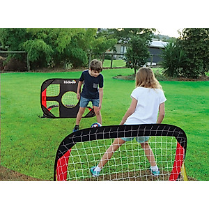 Kidodo Soccer Goal for Backyard Kids Soccer Goals for Kids pop up Soccer Goal net for Toddler Goal net Targets Portable Soccer Goal net Mini Soccer Goal Training Football 1 Goal