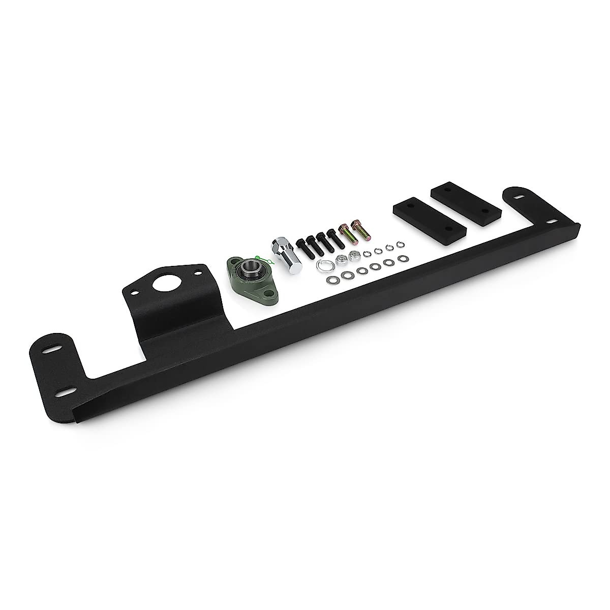 STREET DIRT TRACK Steering Stabilizer Gearbox Brace - Heavy Duty Steel Steering Gearbox Sector Shaft Brace Kit Fits 2003-2008 Dodge Ram 2500 3500 4WD