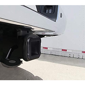 SnowyFox Newest 2-1/2" Class V to 2" Class III&IV Trailer Hitch Receiver Adapter - Heavy Duty Aluminium Alloy 2.5" to 2'' Reducer Sleeve with Hitch Pin and Clip