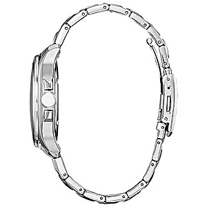 Citizen Eco-Drive Men's Marvel Hulk Stainless Steel Watch, Black and Green Dial, Luminous, 3-Hand Date, 43mm (Model: AW1351-56W)